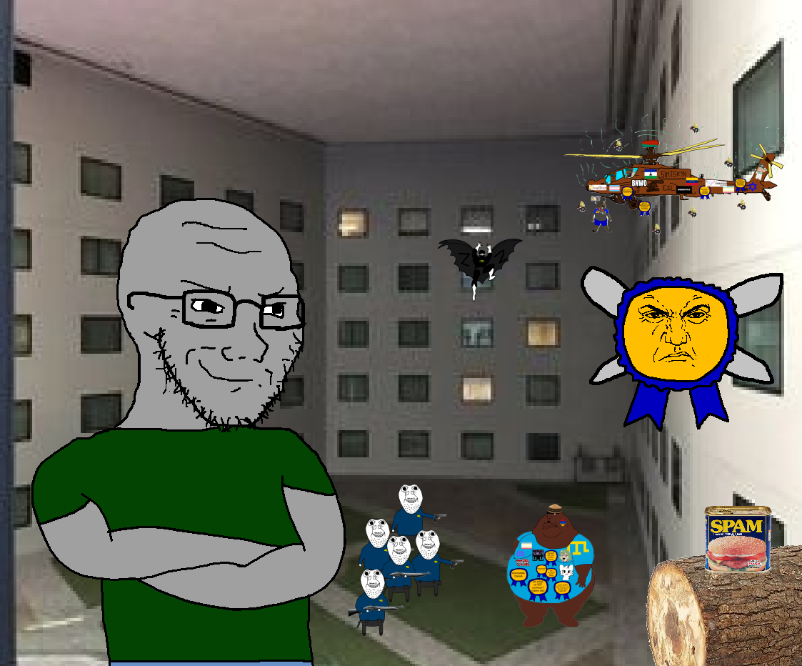 SoyBooru - Post 120765: arm astrofene_(namefag) award awardfly bug closed_mouth clothes crossed ...